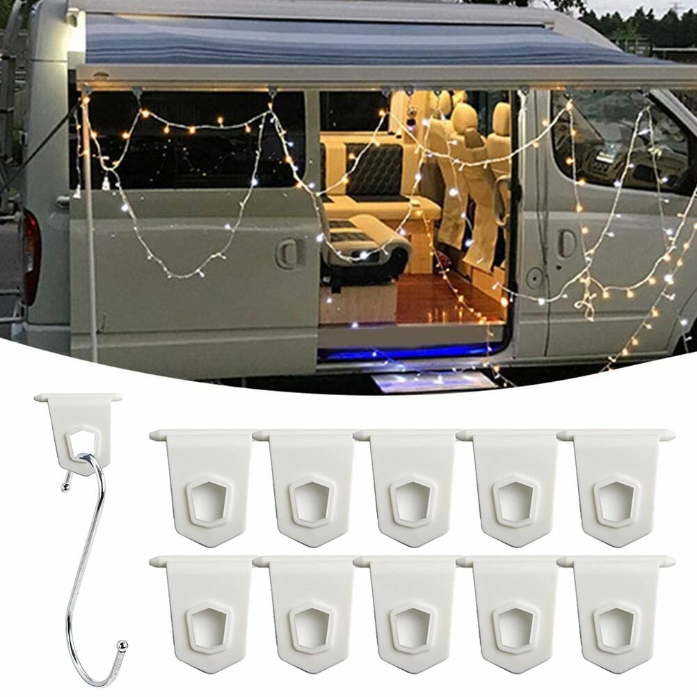 Комплект из 10 резиновых крючков для тента автодома