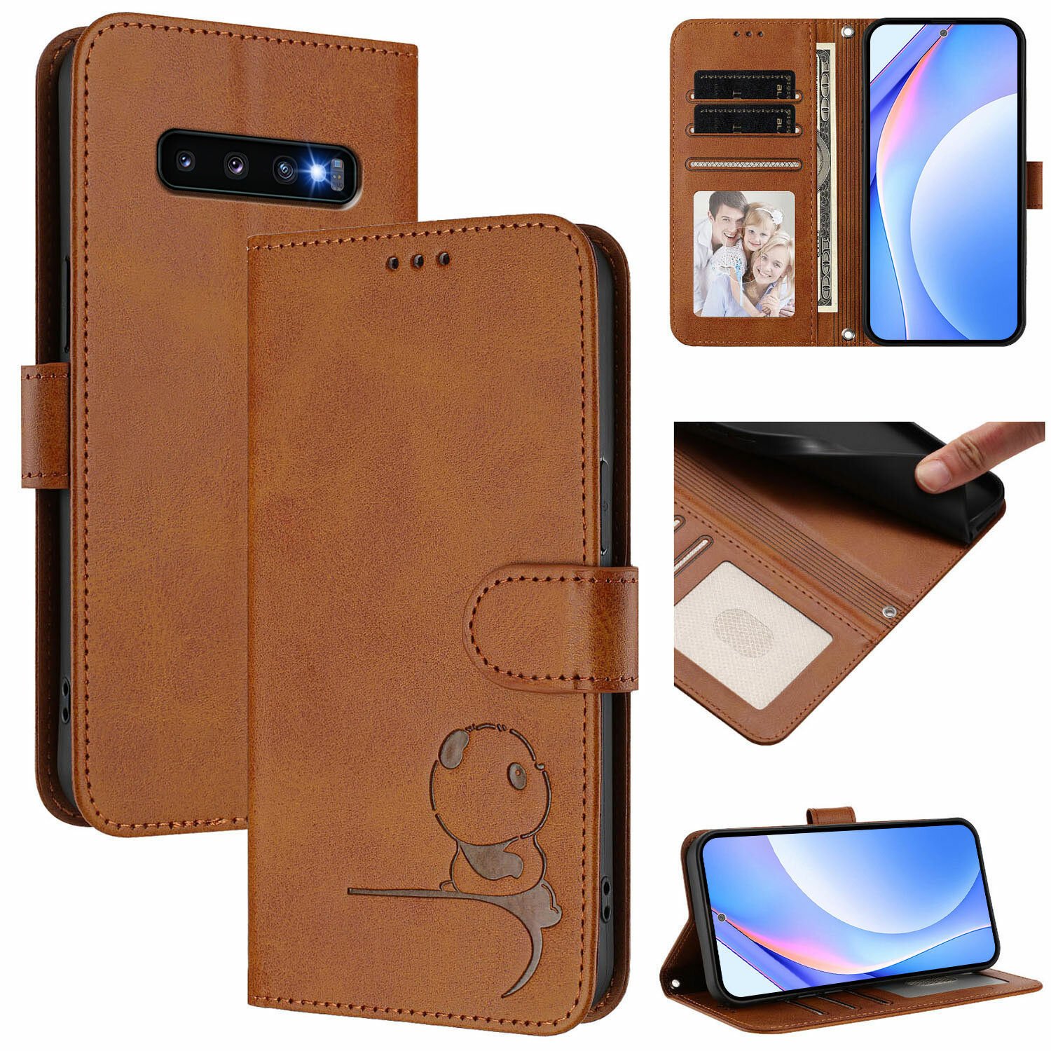 Подходит для Samsung Galaxy S10 Plus(Самсунг Галакси С10 Плюс) Магнитные пряжки, кронштейны, сейсмостойкие, новинки, подарки