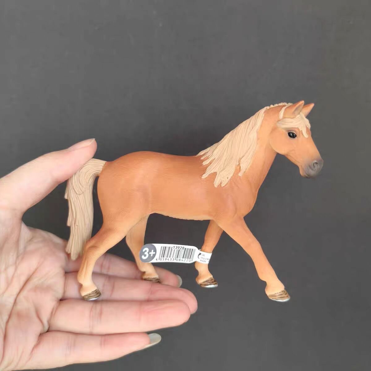 Модель лошади, немецкий шляйх/конный спорт, мини-имитация лошади-ROMIKY