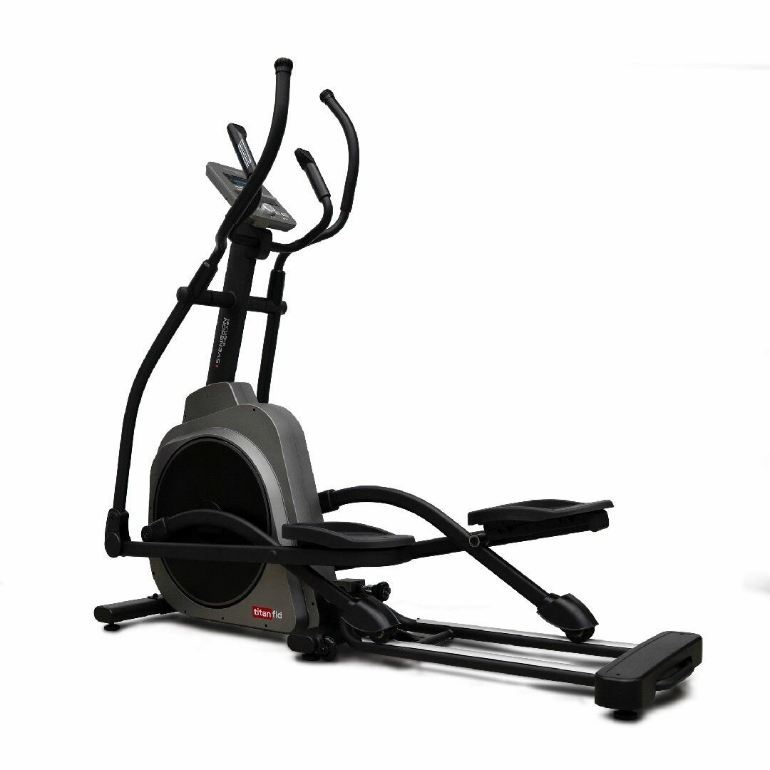 Эллиптический тренажёр SVENSSON BODY LABS "TITAN FLD", 42 программы, чёрный