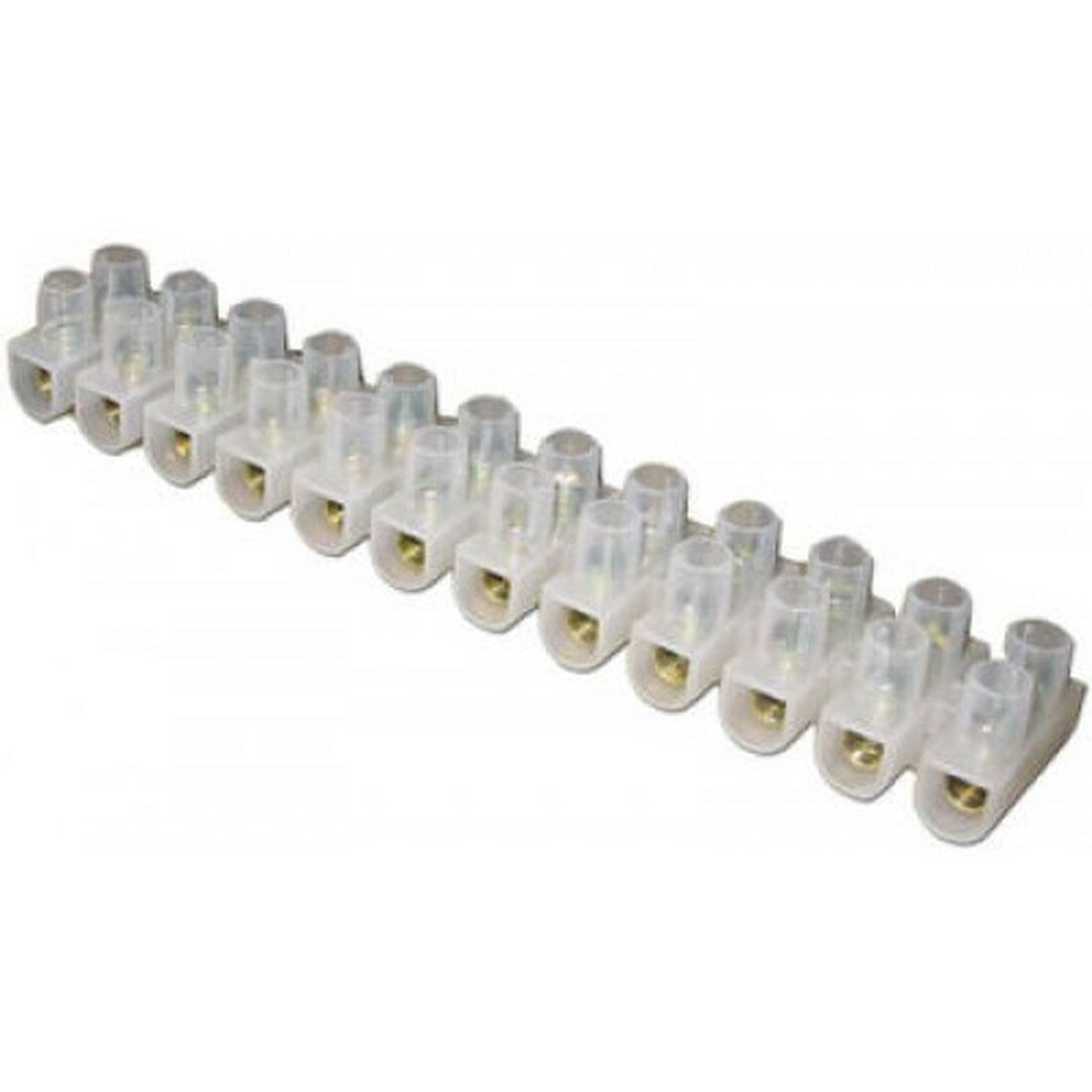 Зажим винтовой IEK ЗВИ-60, для соединения проводников, изоляция, белый