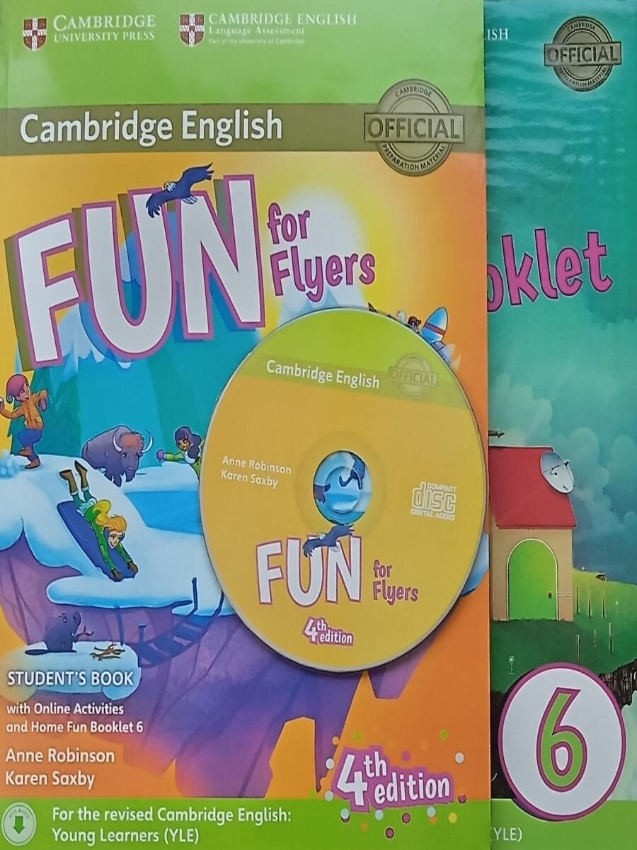 Fun for Flyers полный комплект: Учебник + Буклет + Диск (4 издание)