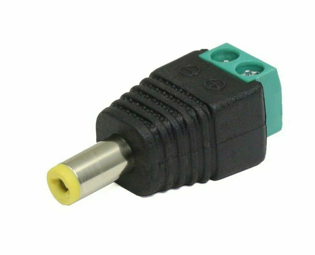 Разъем питания Amatek AVC-DC-MT штекер 2,1х5,5 с клеммной колодкой под винт