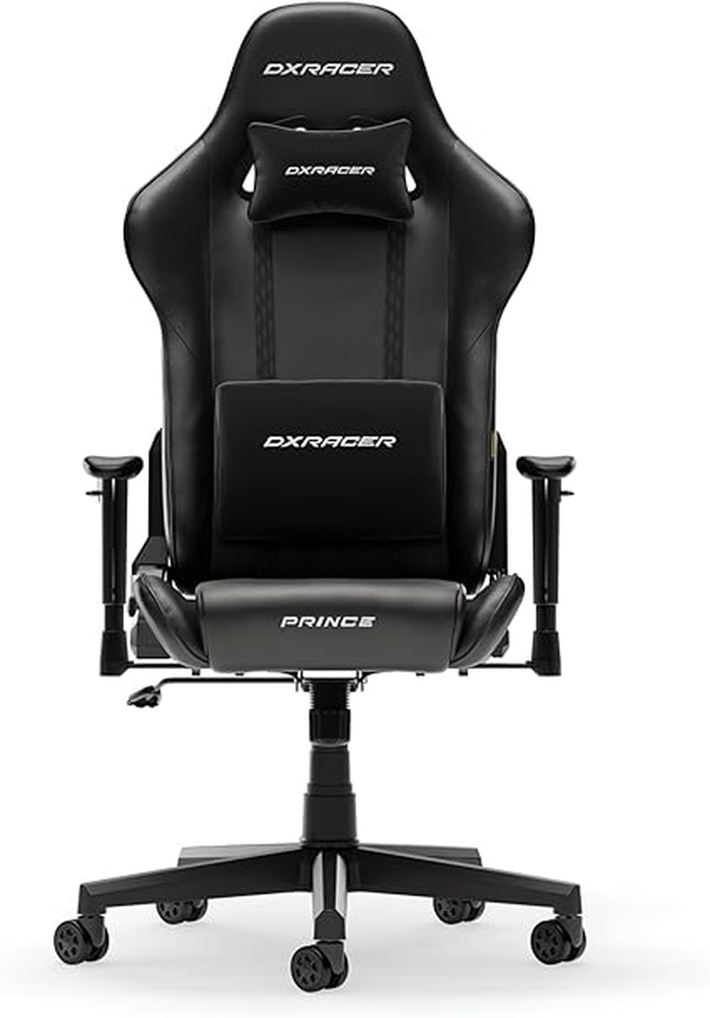 Компьютерное кресло - DxRacer PRINCE L , ПВХ-кожа, цвет черный, PRINCE-L-F24-LTC-N-X1
