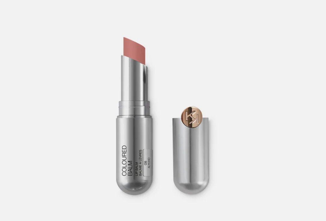 Бальзам для губ цветной увлажняющий KIKO MILANO COLOURED BALM, оттенок 08 Almond, 3 г