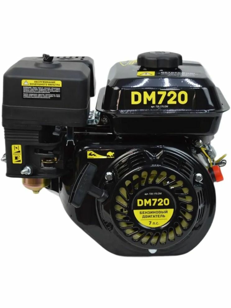 Двигатель DM 7,0л. с. DM720 (170F, вых. вал 20мм шпонка); 16кг