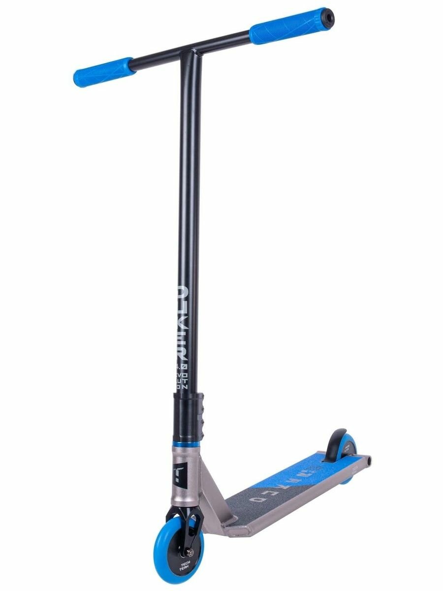 Трюковой самокат Tech Team Duker 4.0 grey/blue 2024
