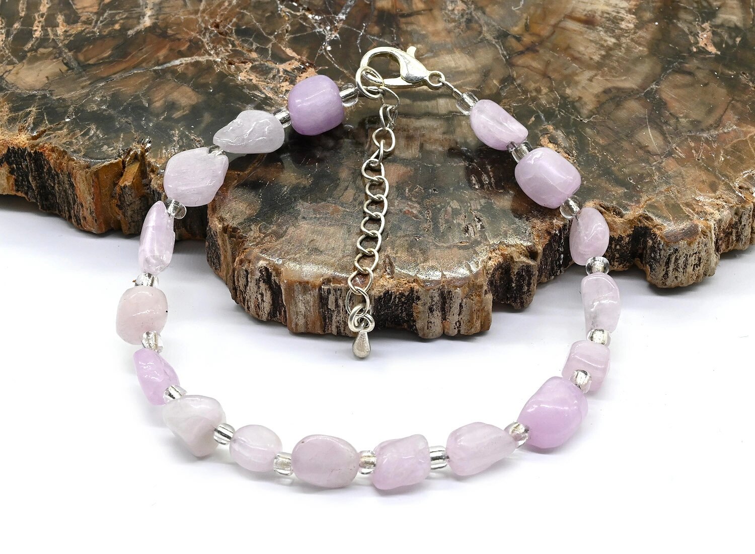 Браслет, кунцит