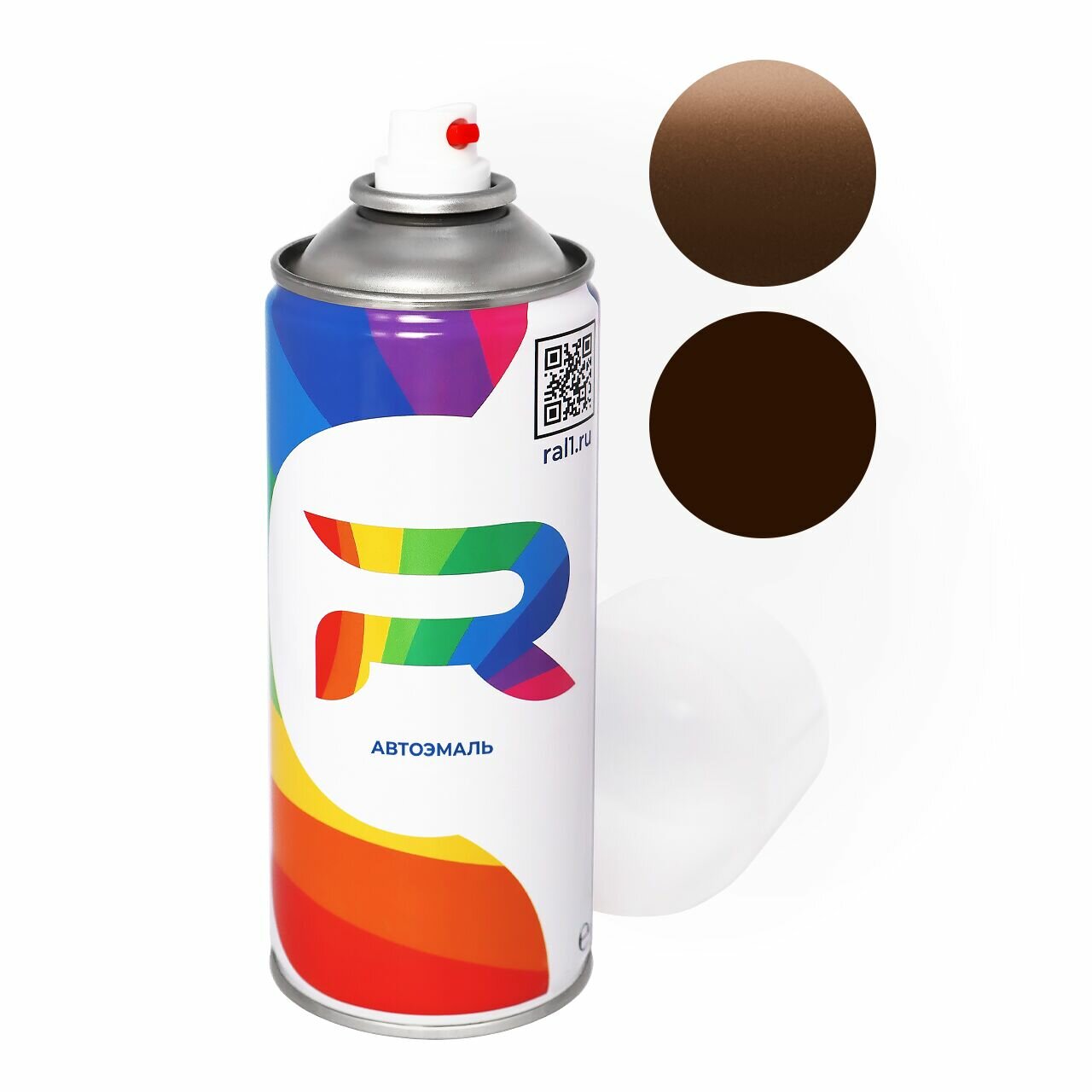 Автоэмаль аэрозольная Kia MY, MYB - Bronze Metal (Базовая краска, Перламутровый металлик двухслойный, Коричневый) баллон 520 мл.