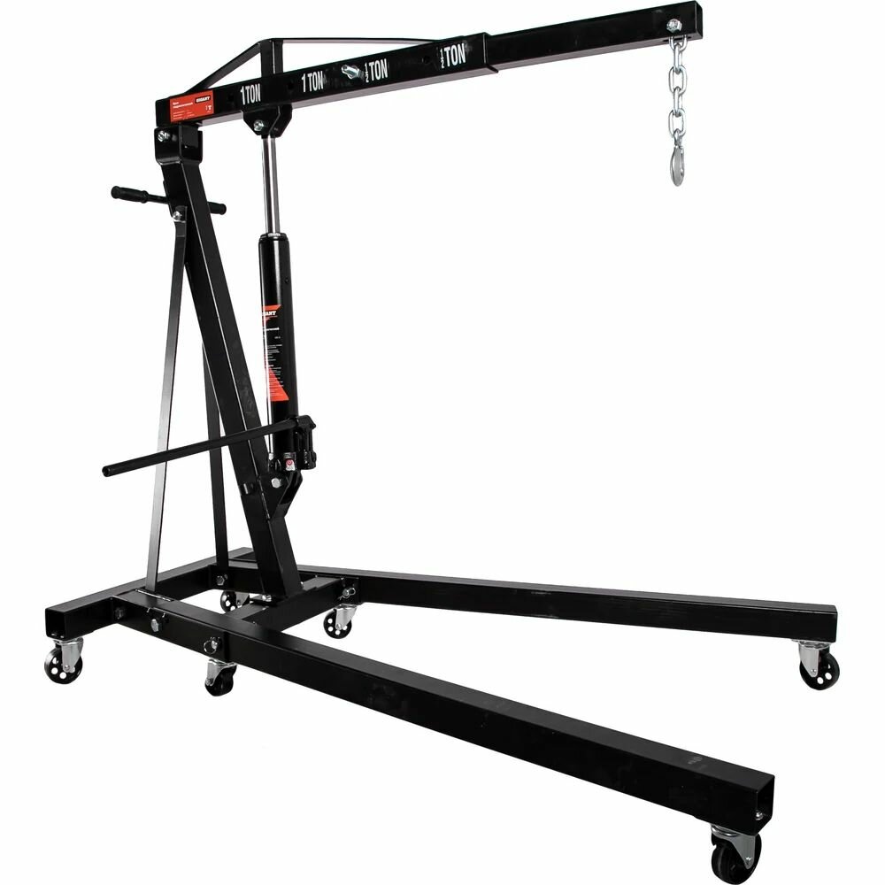 Кран гидравлический гаражный 1т Gigant, Складной, GEC-1