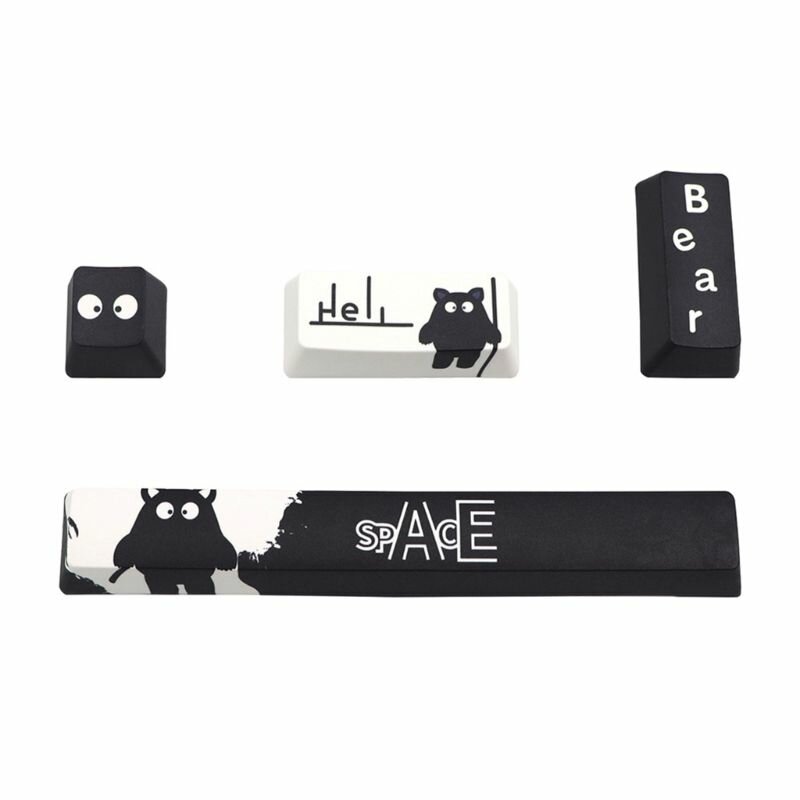 Колпачок механической клавиатуры с 4 клавишами PBT keycap пятисторонний сублимационный колпачок-11