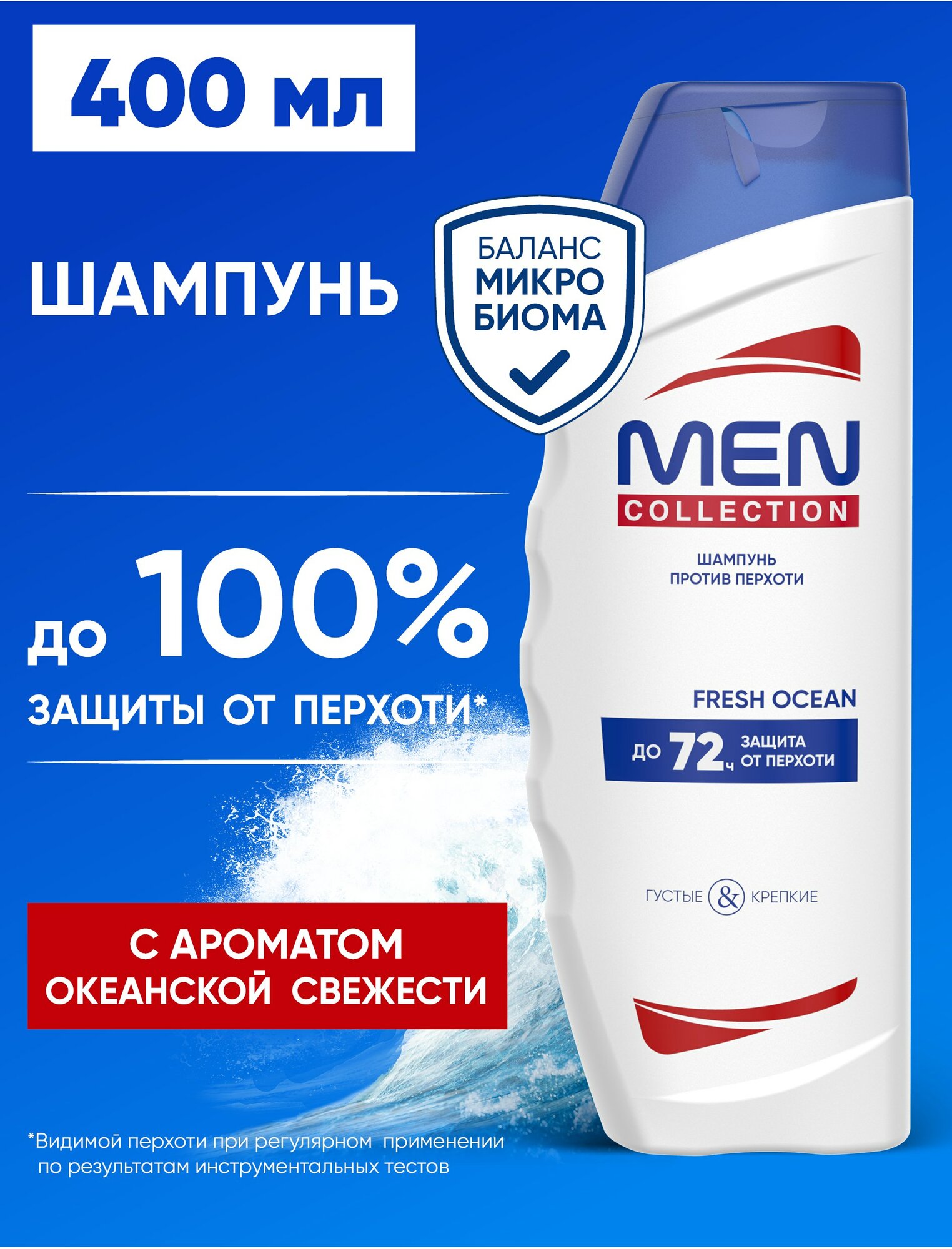 MEN Collection Шампунь против перхоти Fresh Oceаn, 400мл