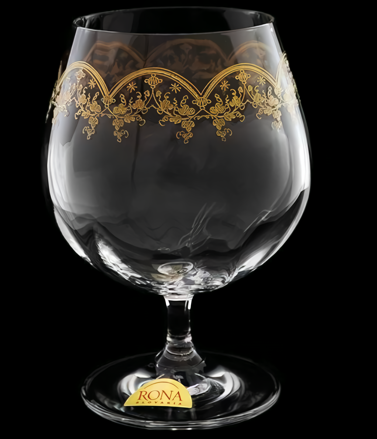Набор бокалов RONA "Арки золотистые", для бренди, 400мл, 6шт.