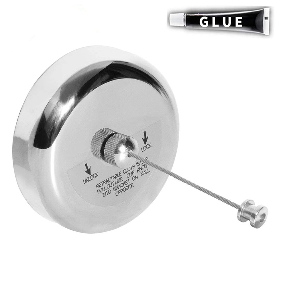 Выдвижная веревка для белья без ветви без нержавеющей стали сушилка для белья с регулируемой нейлоновой веревочной струной