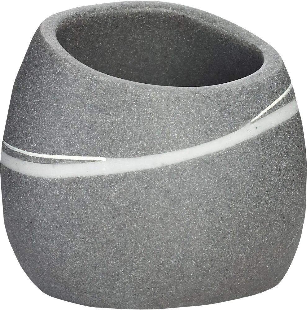 Стакан для зубных щеток Ridder Little Rock 22190107 серый