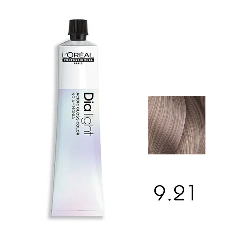 L'Oreal Professionnel Dia Light Cendre 9.21 VF58 Краска для волос Dia Light 9.21 50 мл