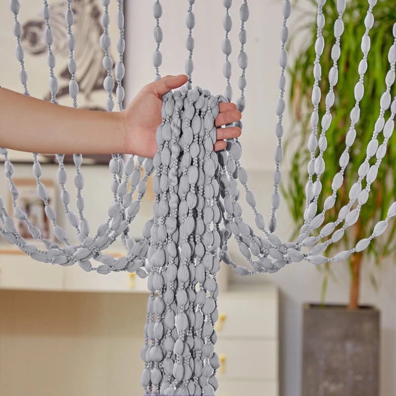 1*2 м веревочная занавеска, дверная занавеска, нить из бисера, занавеска с кисточками, оконная стеновая панель, перегородка для комнаты, дверной проем, домашний свадебный декор, вечерние Acc