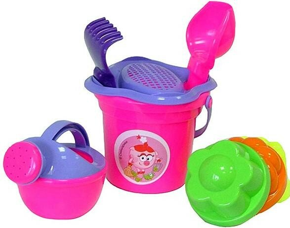 Набор песочный II. Смешарики (4016) (2015 год, Беларусь, ООО "Полесье")