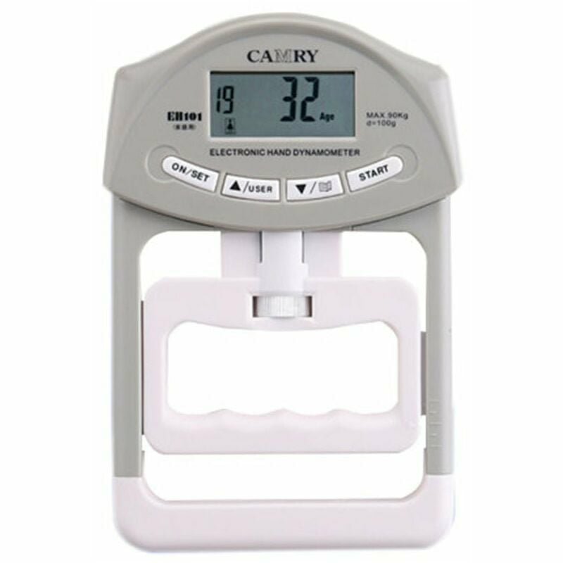 Цифровой динамометр для измерения силы захвата, автоматическая регистрация, 200 фунтов/90 кг