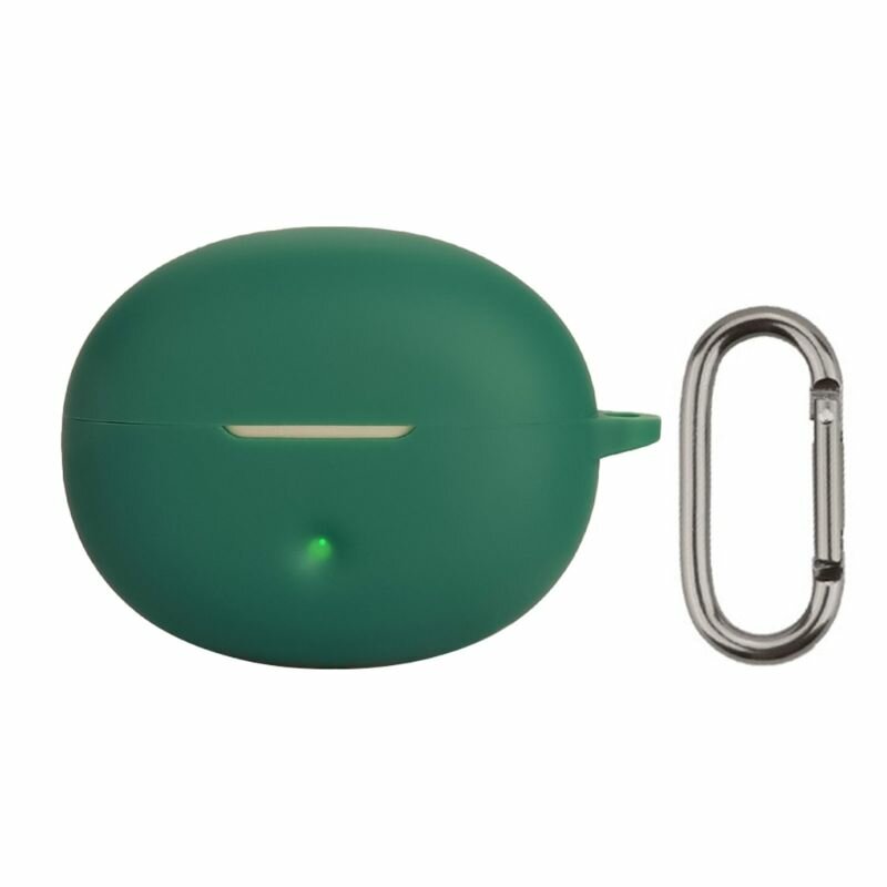 Подходит для защитного чехла наушников QCY C50-темно-зеленый