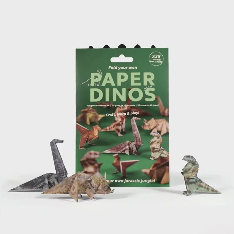 Бумага для оригами 50 листов для животных 50pcs set-Dinosaur