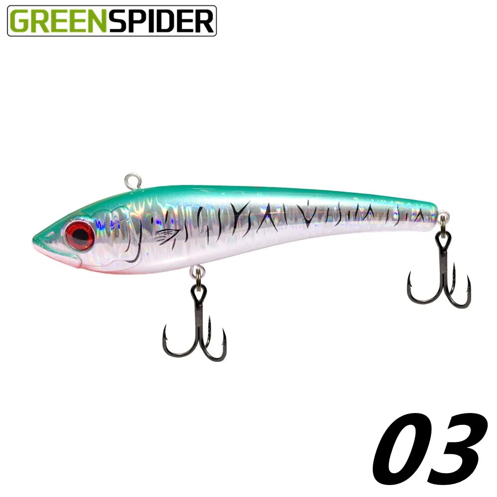 Тонущий Карандаш GREENSPIDER, VIB, рыболовные приманки, 14 см, 80 г, воблер, приманка, искусственная жесткая приманка для морского тунца, GT, приманка для рыбной ловли, 03, 140mm 80g