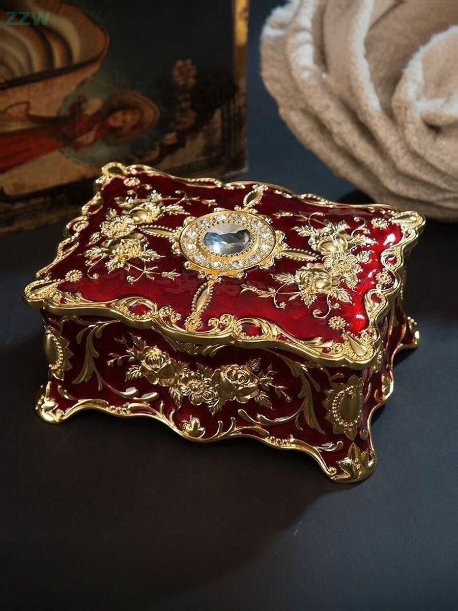 Шкатулка для украшений в европейском стиле в стиле ретро