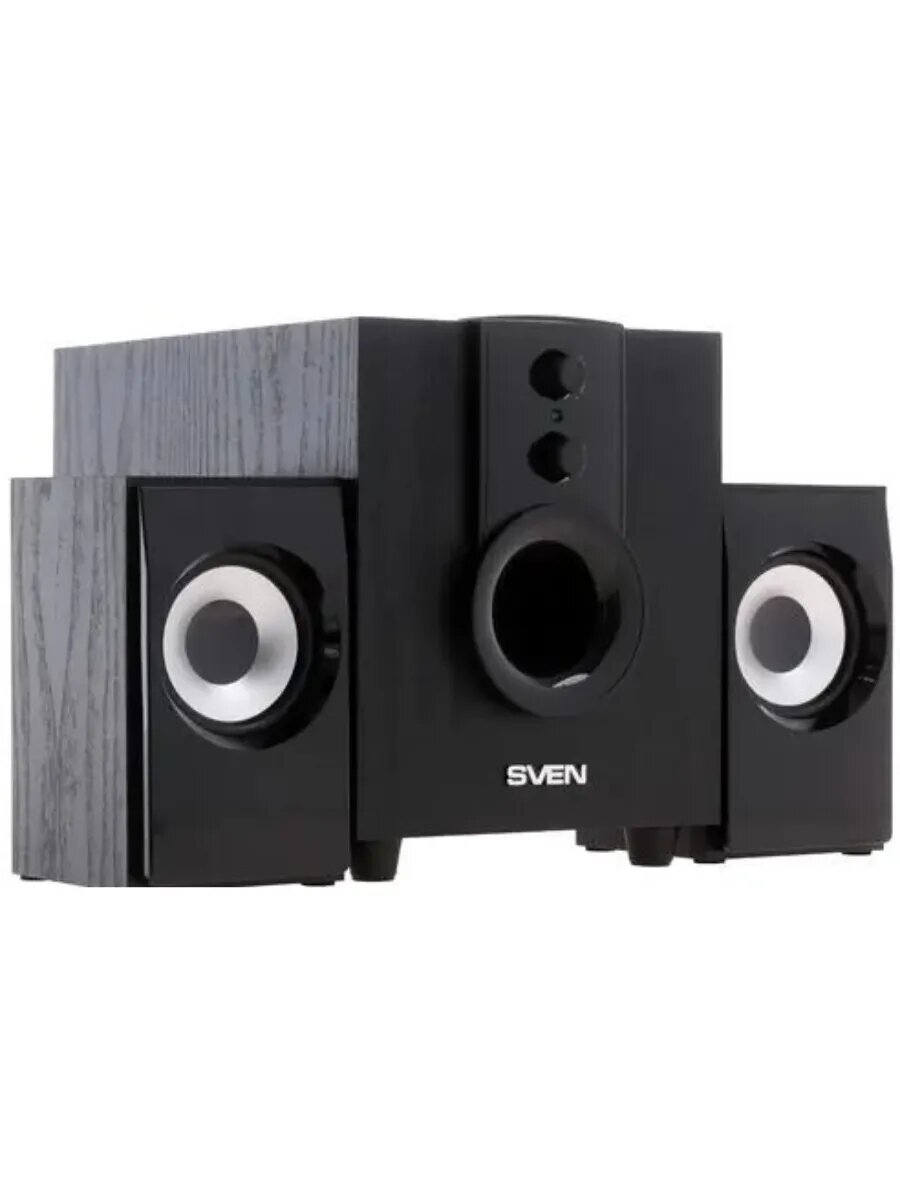 Колонки MS-107 SV-014810 черный - 2.1, 7,5 Вт