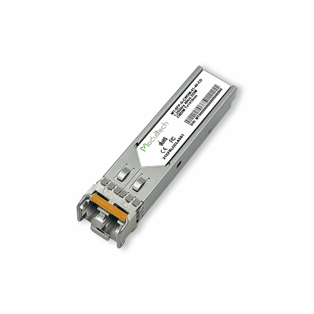 Модуль SFP CWDM 1,25 Гбит/с, 40 км, 1410 нм, SMF, LC