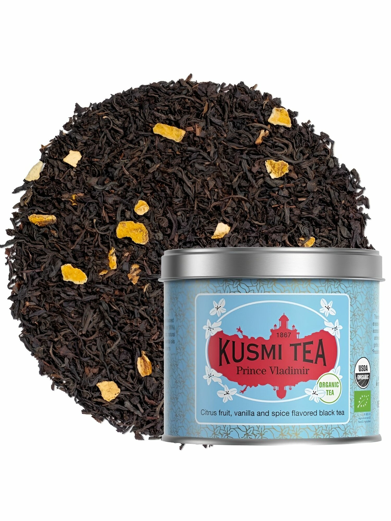 Чёрный чай c цитрусами, ванилью и специями PRINCE VLADIMIR