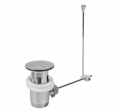 Выпуск для раковины MONLID 40 мм рычаг с переливом хром