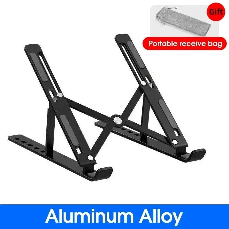 Складная подставка для ноутбука из алюминиевого сплава, Color: Aluminum Alloy B