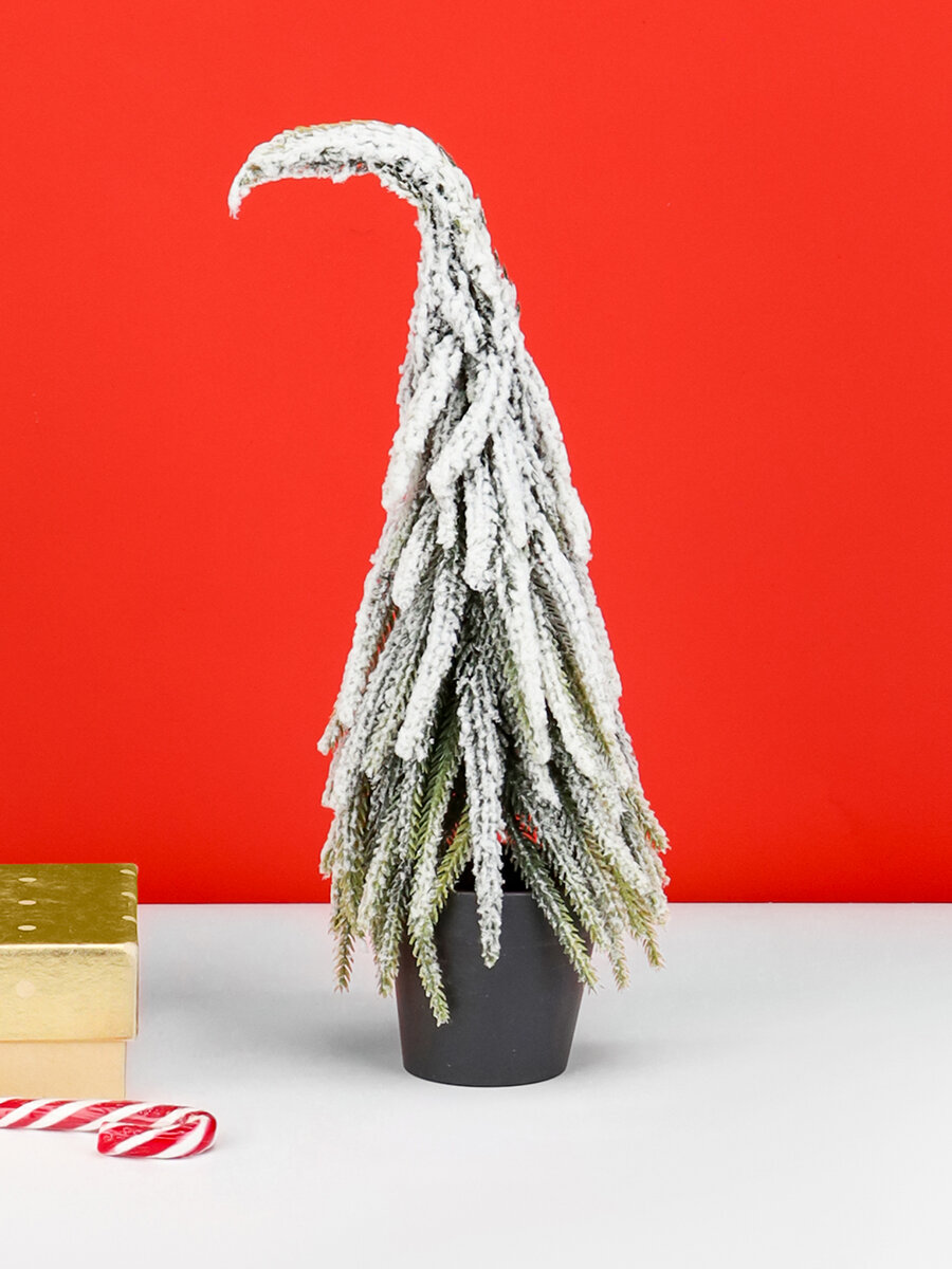 Ёлка декоративная MILAND "Снежная Красавица", заснеженная, 13х30 см