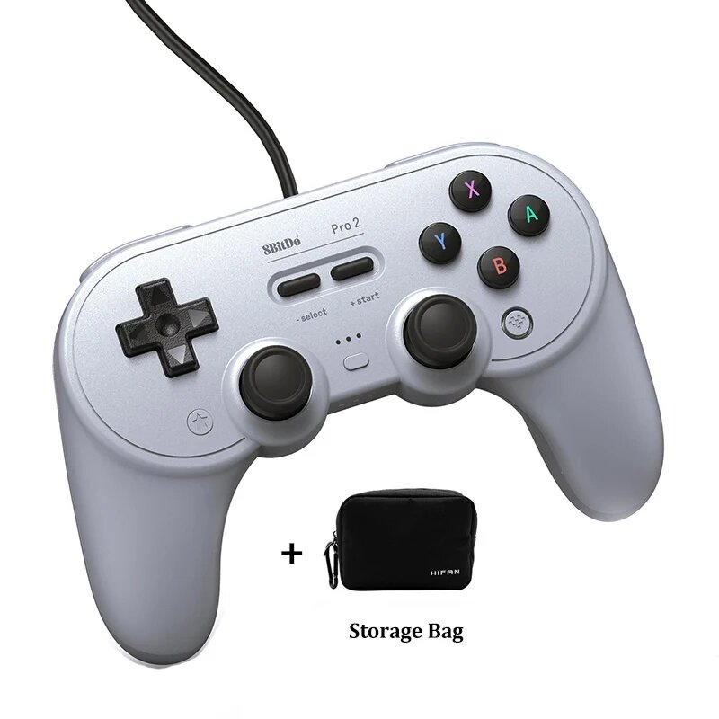 8BitDo Pro 2 проводной геймпад, Gray Kit2