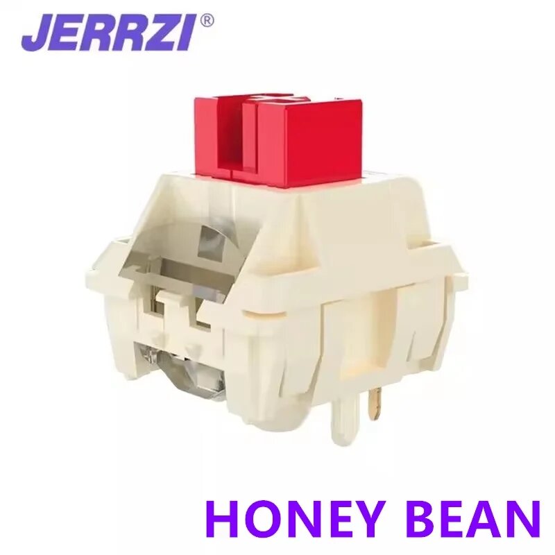 Jerrzi Honey Bean бесшумная механическая клавиатура для AULA F75, Honey Bean, 110 PCS