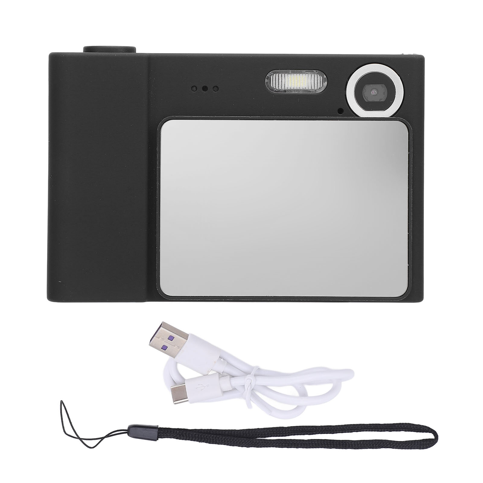 Цифровая камера для фотографии 48MP 1080p HD 2,4 -дюймовый экран IPS 8x цифровой Zoom Compact Traver Camera со встроенным микрофоном для подростков для начинающих 32 ГБ