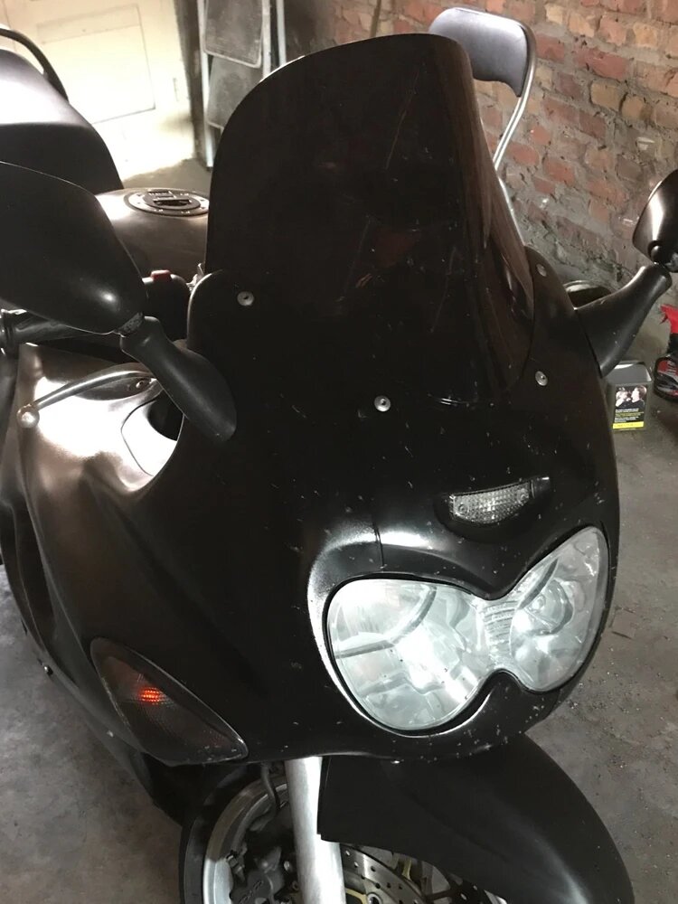 Новые дефлекторы ветрового стекла мотоцикла винты для ветрового стекла для Suzuki Katana 600 750 GSX600F gsx750f GSX 600F 750F 1998-2008, Черный