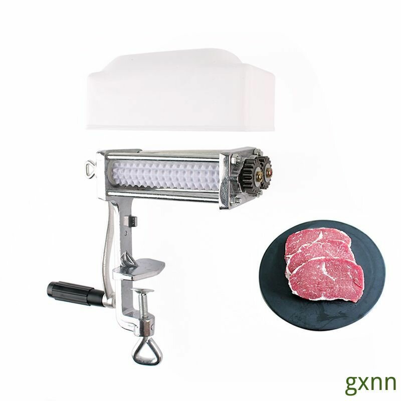 Машина для размягчения мяса, Молоток для отбивания стейкер из свинины и говядины, Ручной алюминиевый тендерайзер, зажимной роликовый станок