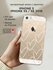 Чехол на Apple iPhone 5/5S/SE / Айфон 5/5S/SE с принтом "Узор из сердечек", проз...