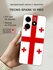 Чехол на Tecno Spark 10 Pro / Текно Спарк 10 Про с принтом "Флаг Грузии"