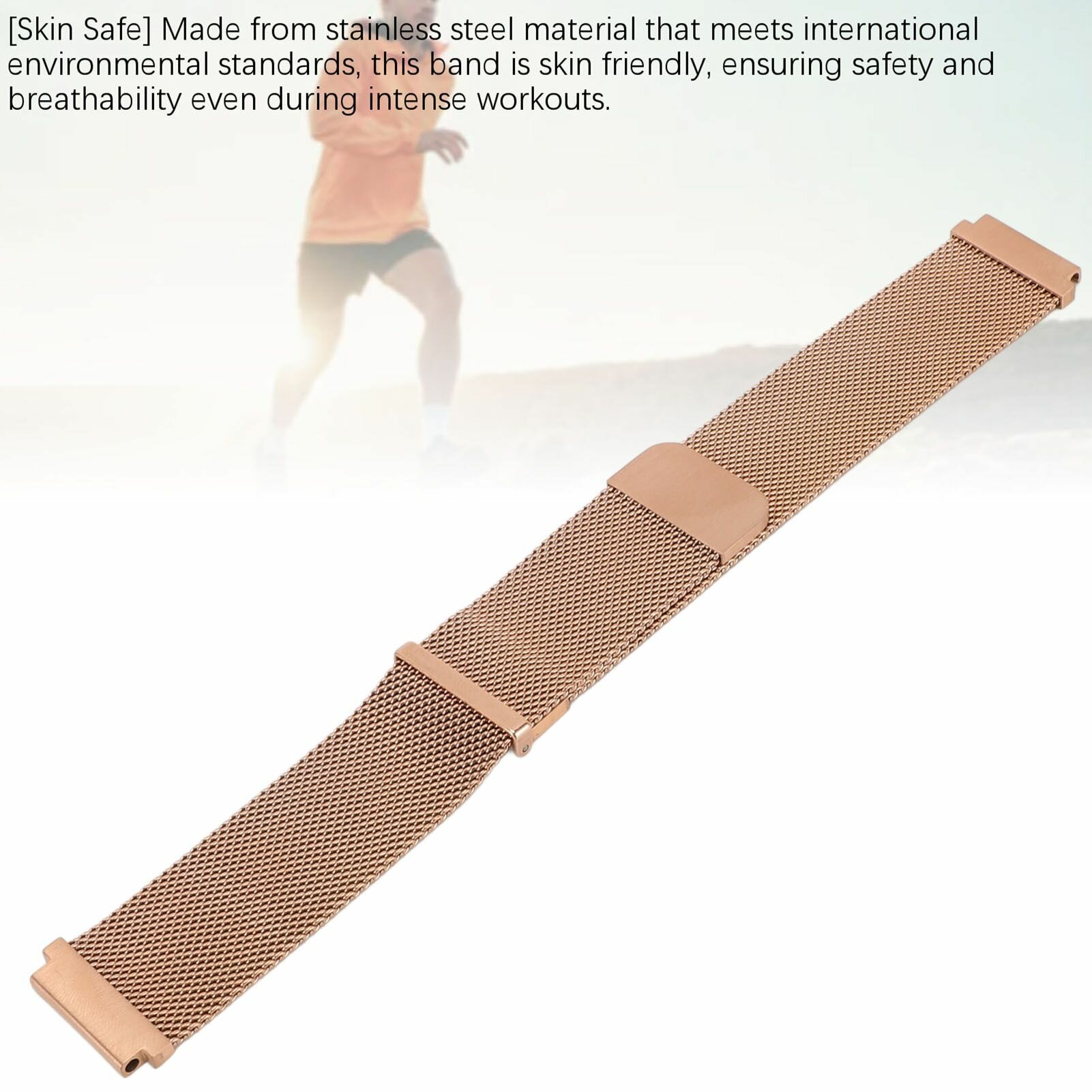 Ремешок для часов GT4 с двойной магнитной застежкой, водонепроницаемый, элегантный, стильный, из нержавеющей стали