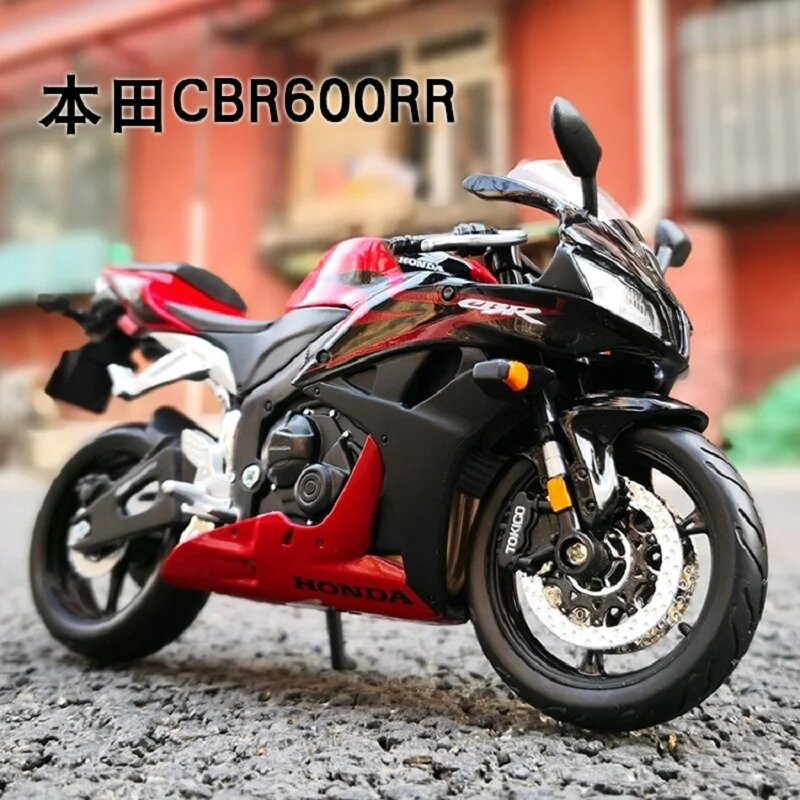 Maisto 1:12 Honda CBR600RR металлическая модель мотоцикла With foam box