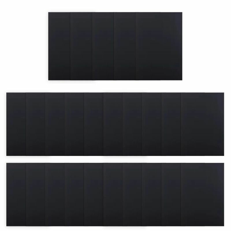 (25 листов) Бумага для лазерной гравировки A4 черная