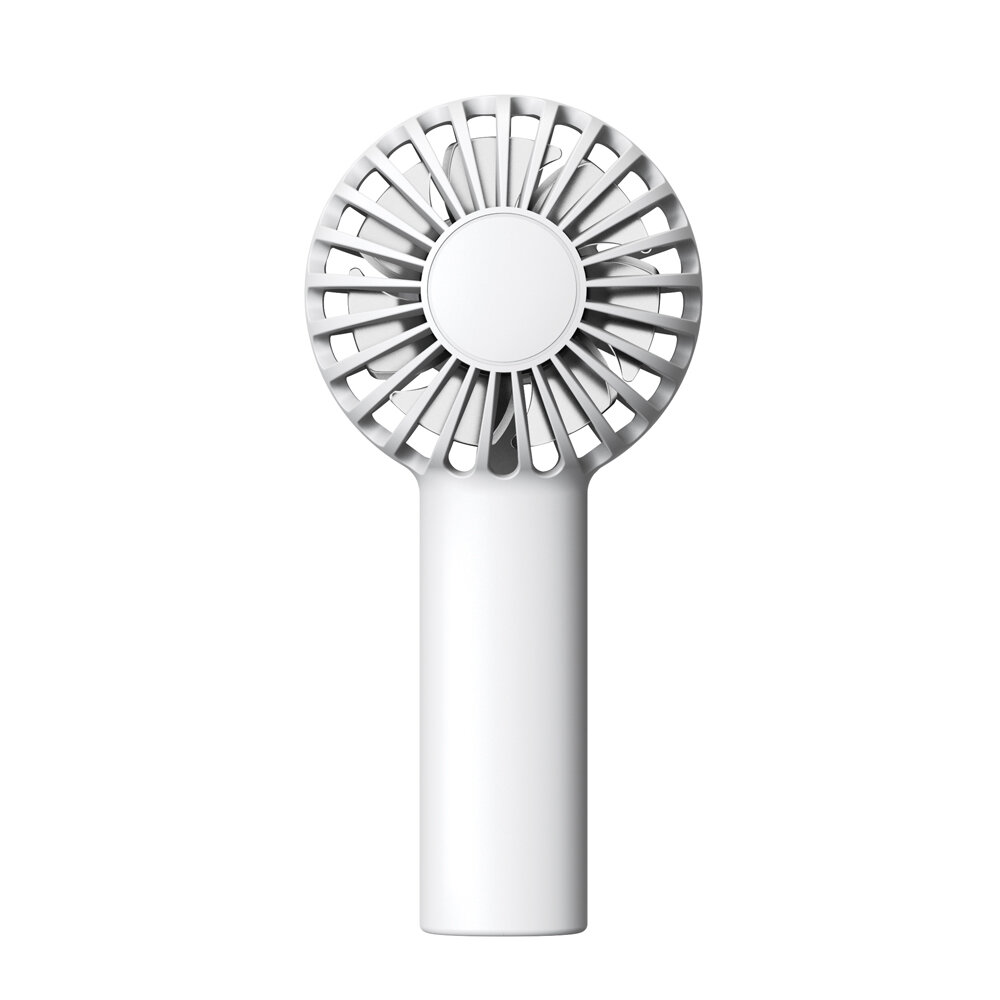 Портативный ручной вентилятор Малый вентилятор для охлаждения Наружный USB заряжаемый вентилятор Беспроводной вентилятор Летний вентилятор для кемпинга Горных походов Пикника, Цвет: белый, розовый, зеленый, фиолетовый (по желанию), Материал: ABS, Размер: