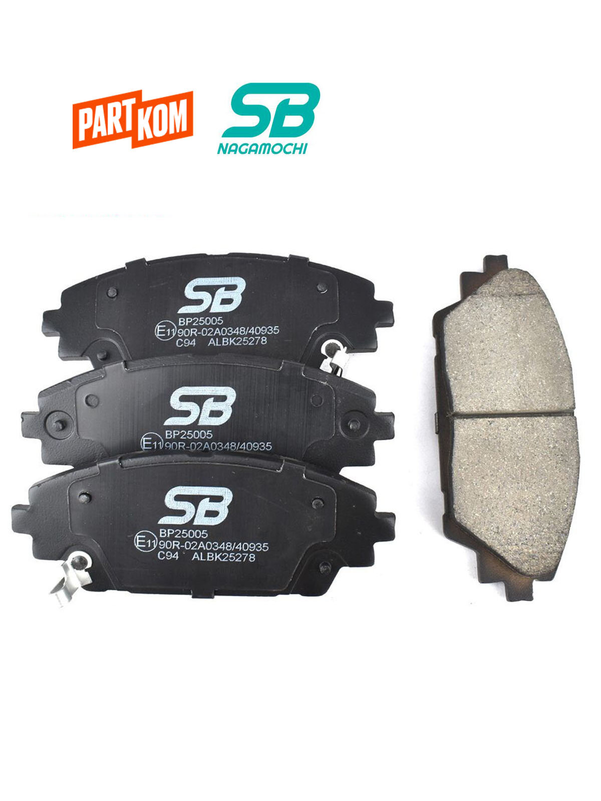 Тормозные колодки передние SB NAGAMOCHI BP25005 для Mazda Axela, CX-3, CX-30