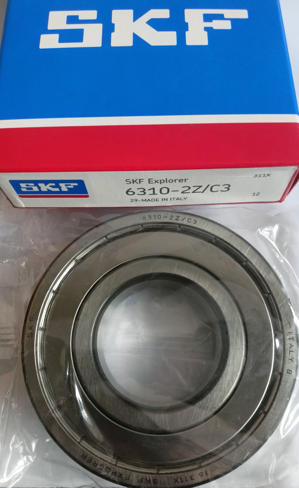 Подшипник SKF 6310-2Z/C3 шариковый радиальный однорядный (110x50x27)