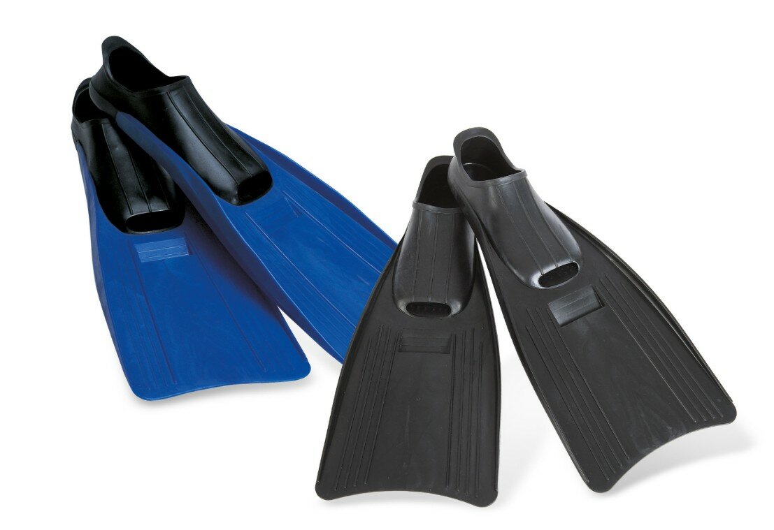 Ласты Intex Medium Super Sport 55934, с закрытой пяткой, ПВХ, размер 37-39