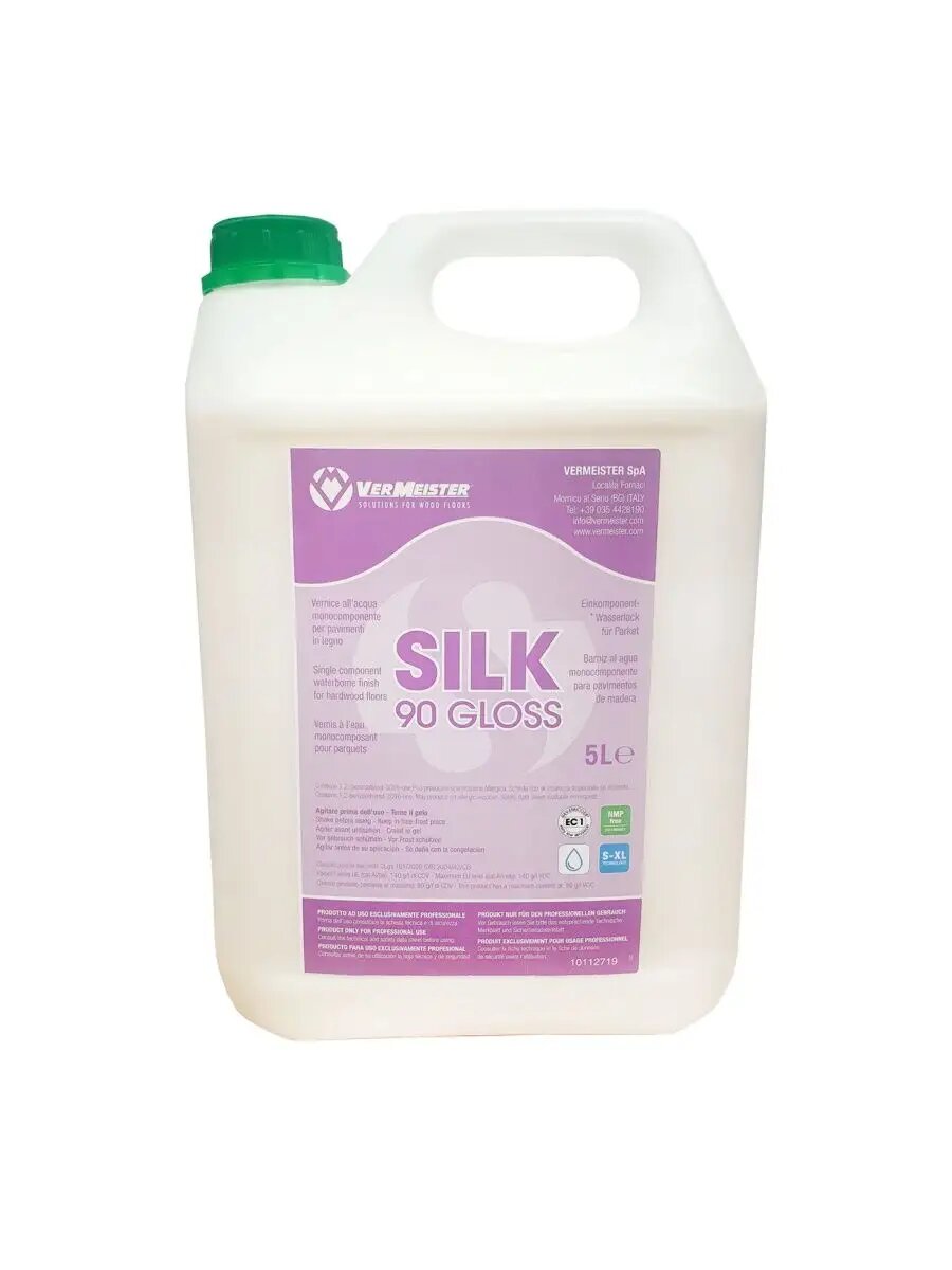 SILK Vermeister Водный лак (глянцевый) для паркета однокомпонентный 5л.