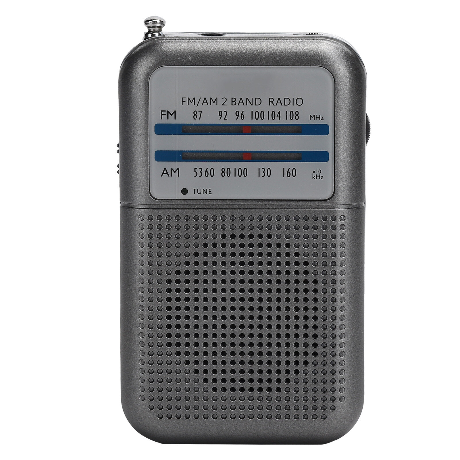 DE-333 Портативный радиоприемник AM/FM Карманный размер 2-диапазонный высокочувствительный радиоприемник