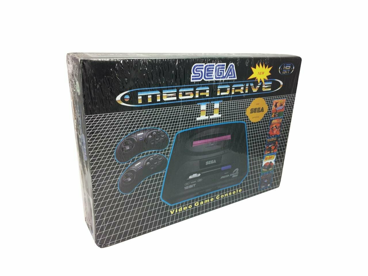 Игровая приставка Sega Mega Drive II, 16-битная, с геймпадами, 9-pin, AV-выход